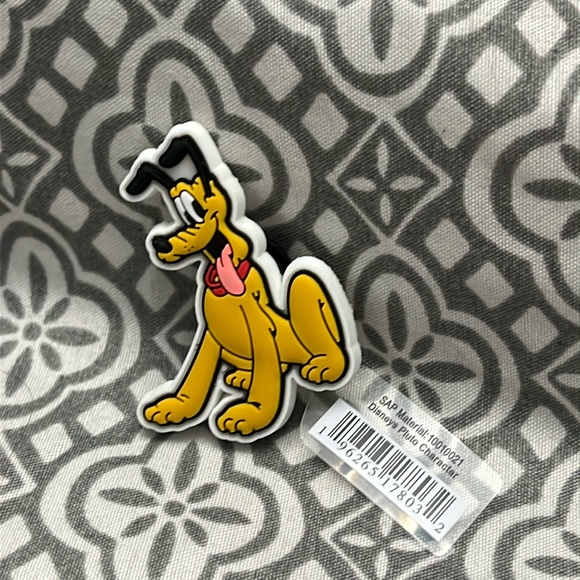 CROCS | Accessories | Nwt Crocs Jibbitz Disneys Pluto Character Charm ...